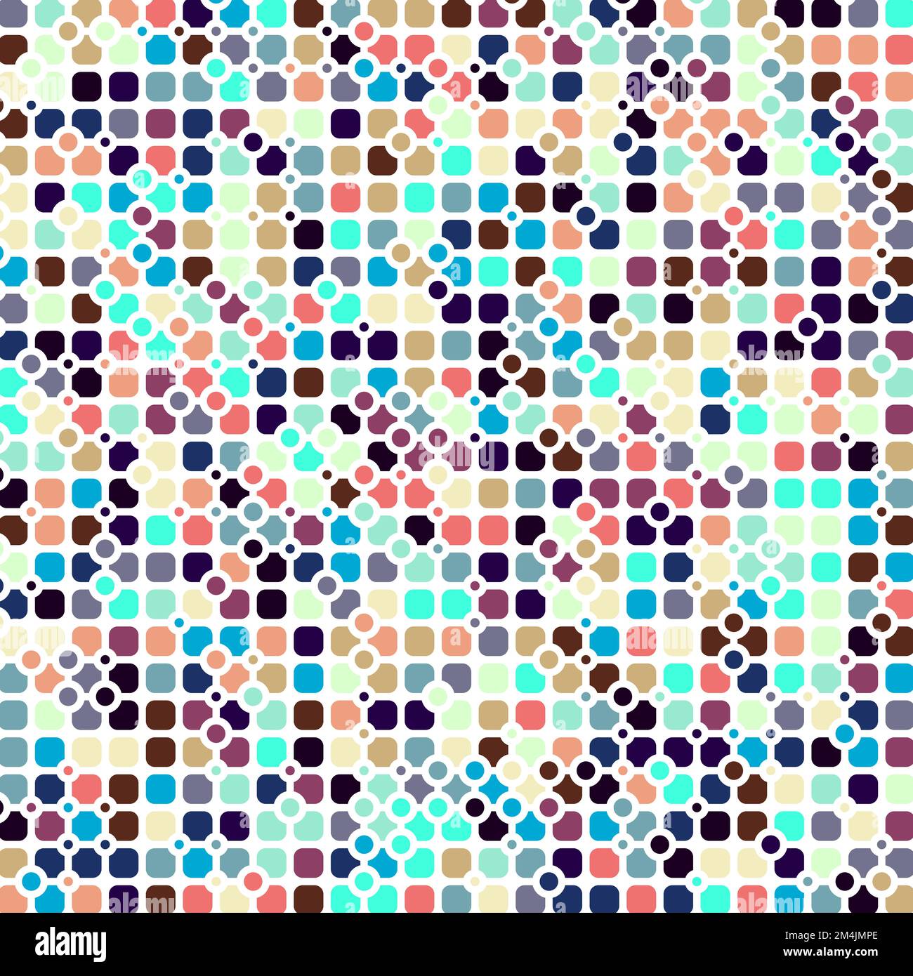 Color checkered squares background generative pattern illustration ...