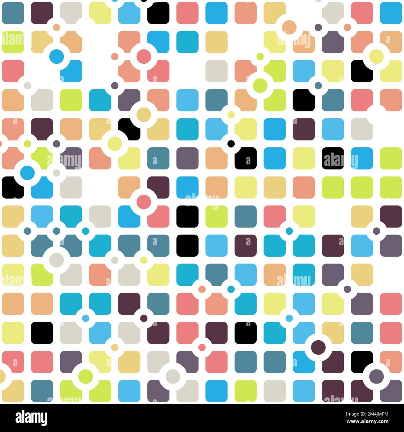 Color checkered squares background generative pattern illustration ...