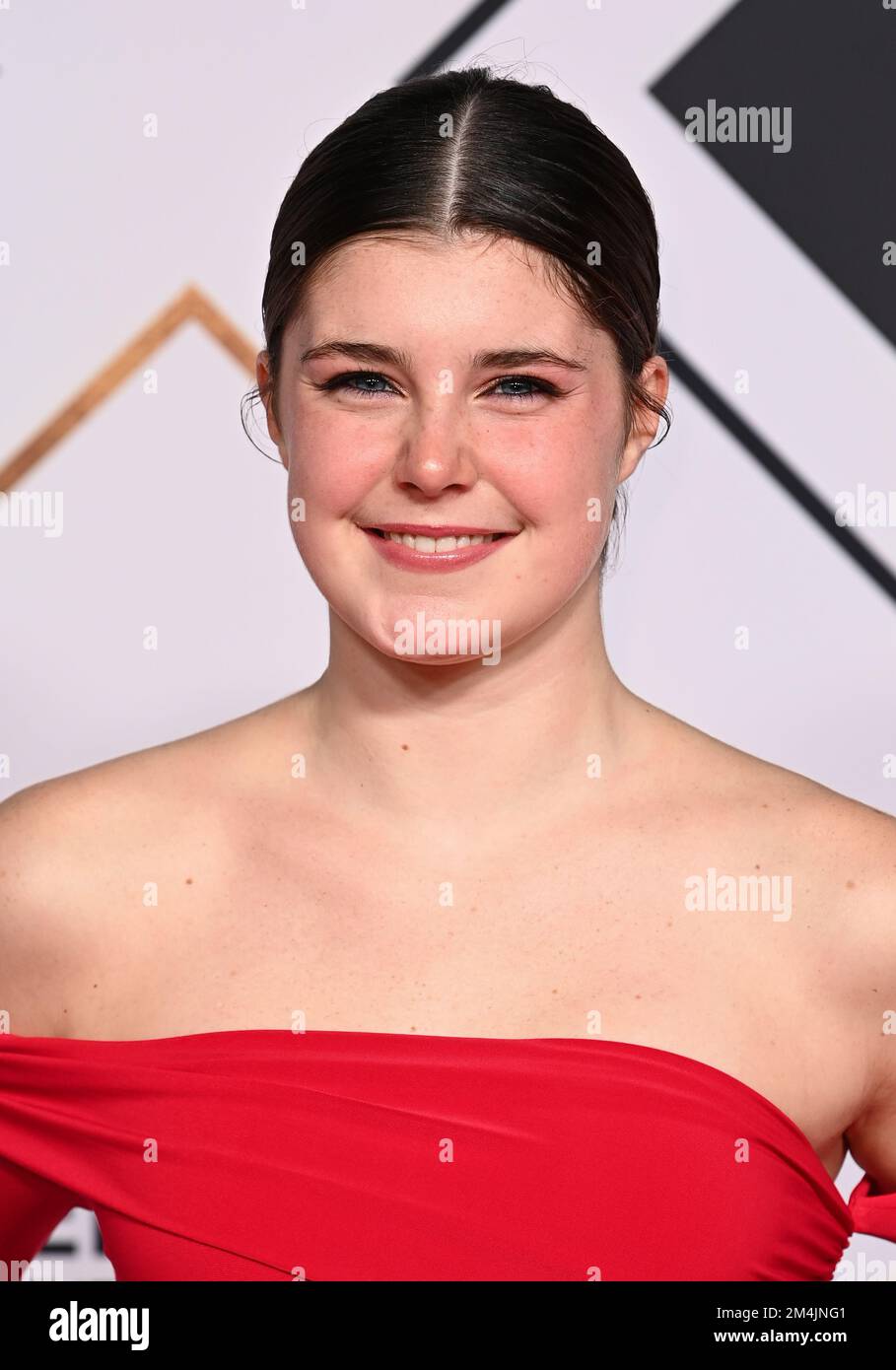 December 21st, 2022, London, UK. Andrea Spendolini-Sirieix arriving at ...