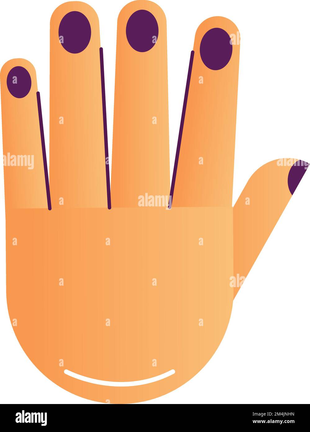 Isolated colored hand gesture icon Vector Stock Vector Image & Art - Alamy