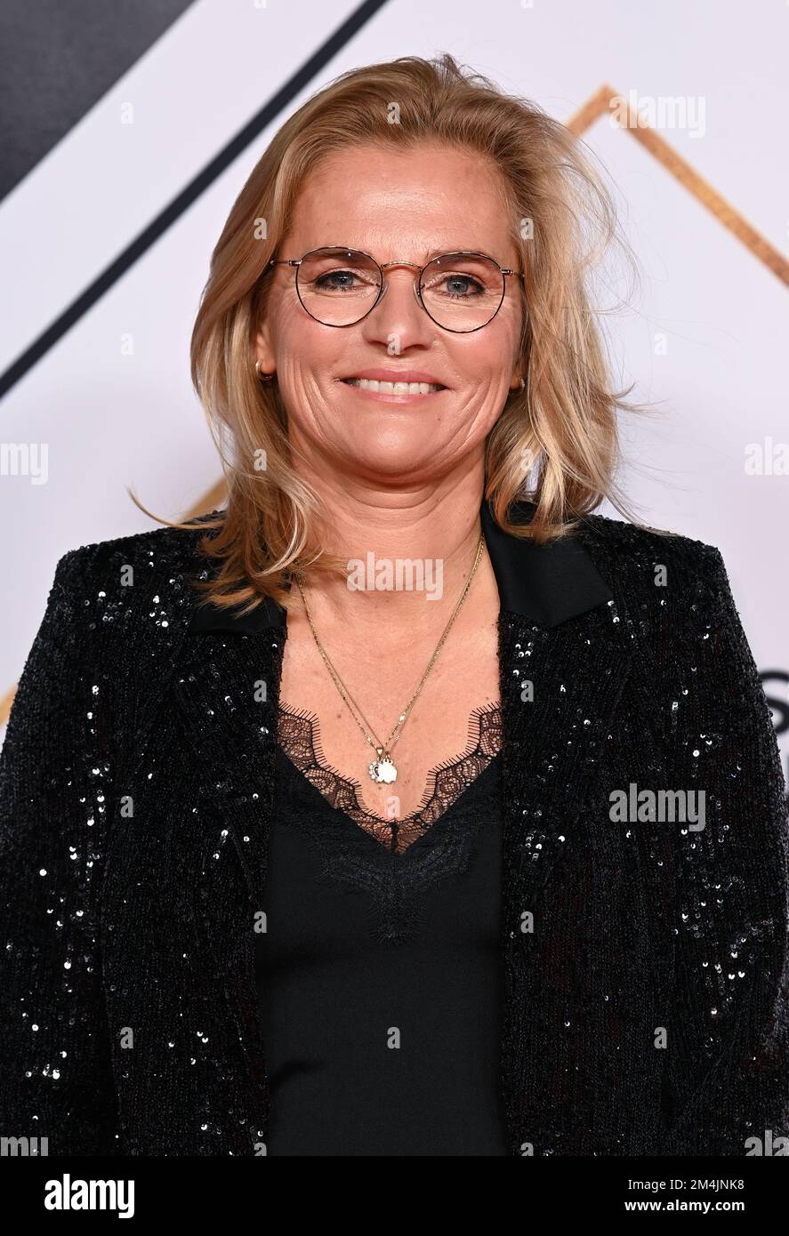 December 21st, 2022, London, UK. Sarina Wiegman arriving at the BBC ...