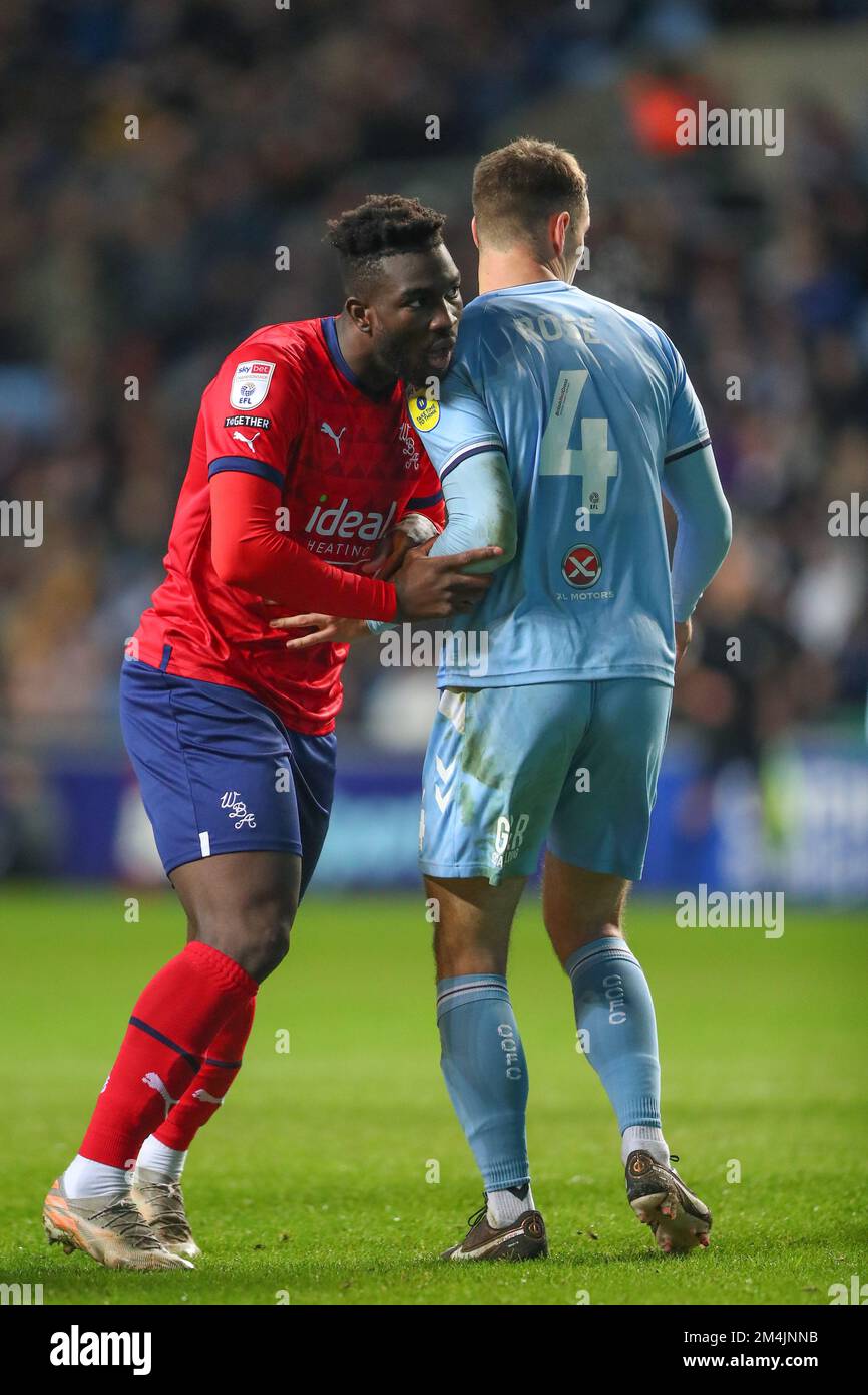 Daryl Dike #12 of West Bromwich Albion during the Sky Bet Championship ...