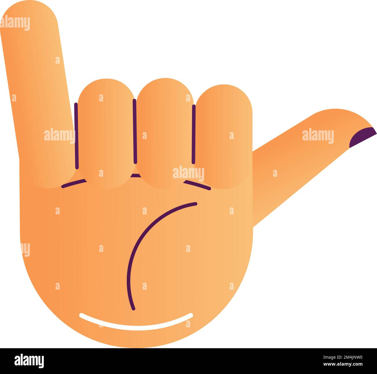 Isolated colored hand gesture icon Vector Stock Vector Image & Art - Alamy