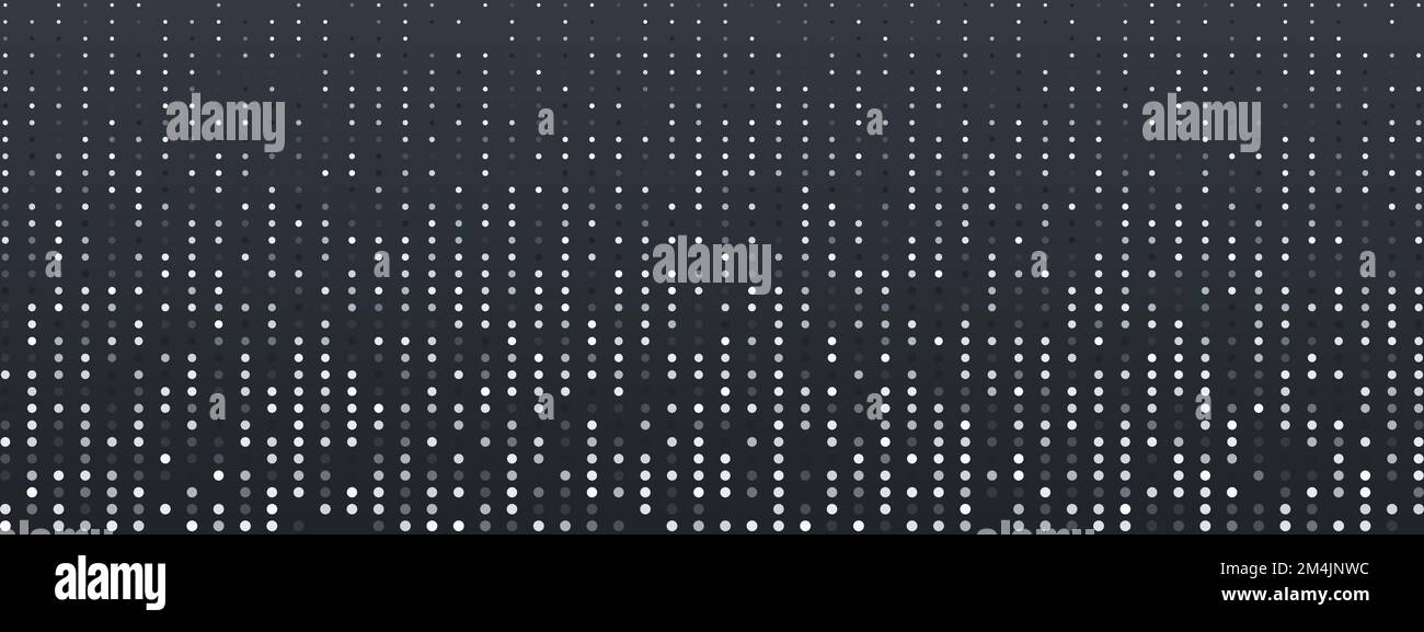 Silver halftone dotted texture. White and grey dots on blue gradient ...