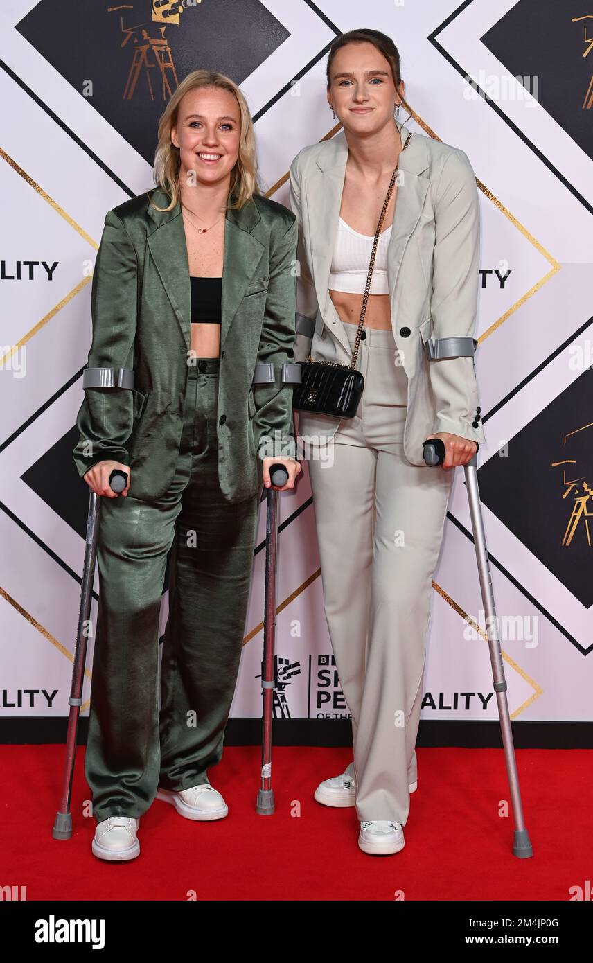 December 21st, 2022, London, UK. Beth Mead and girlfriend Vivianne ...