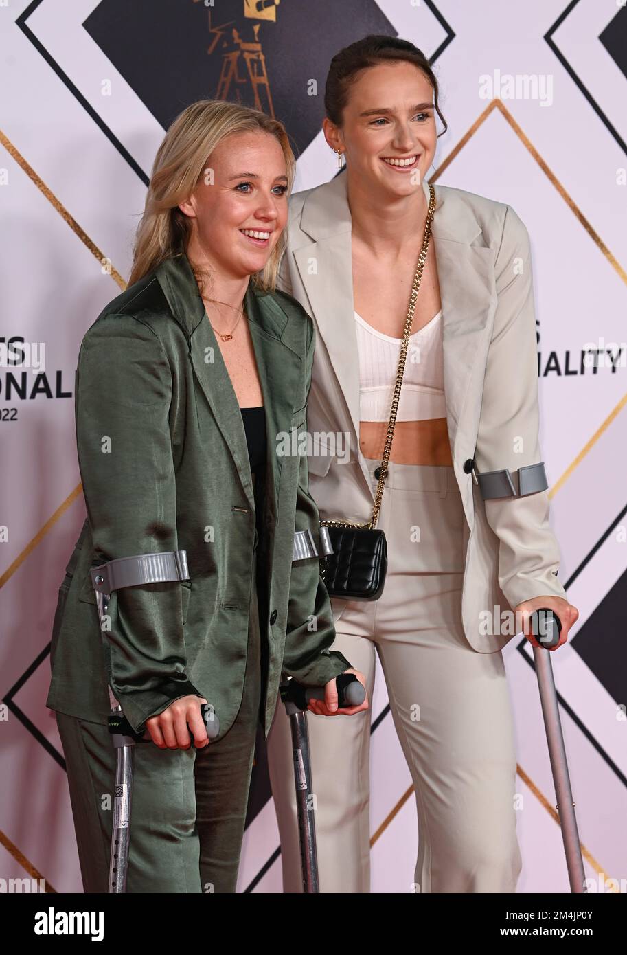 December 21st, 2022, London, UK. Beth Mead and girlfriend Vivianne ...