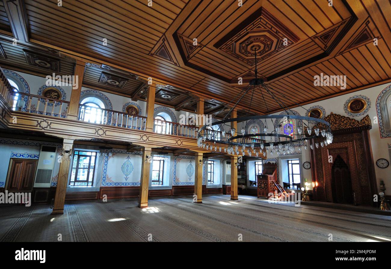 Located in Beykoz, Turkey, the Serbostani Mustafa Aga Mosque was built ...