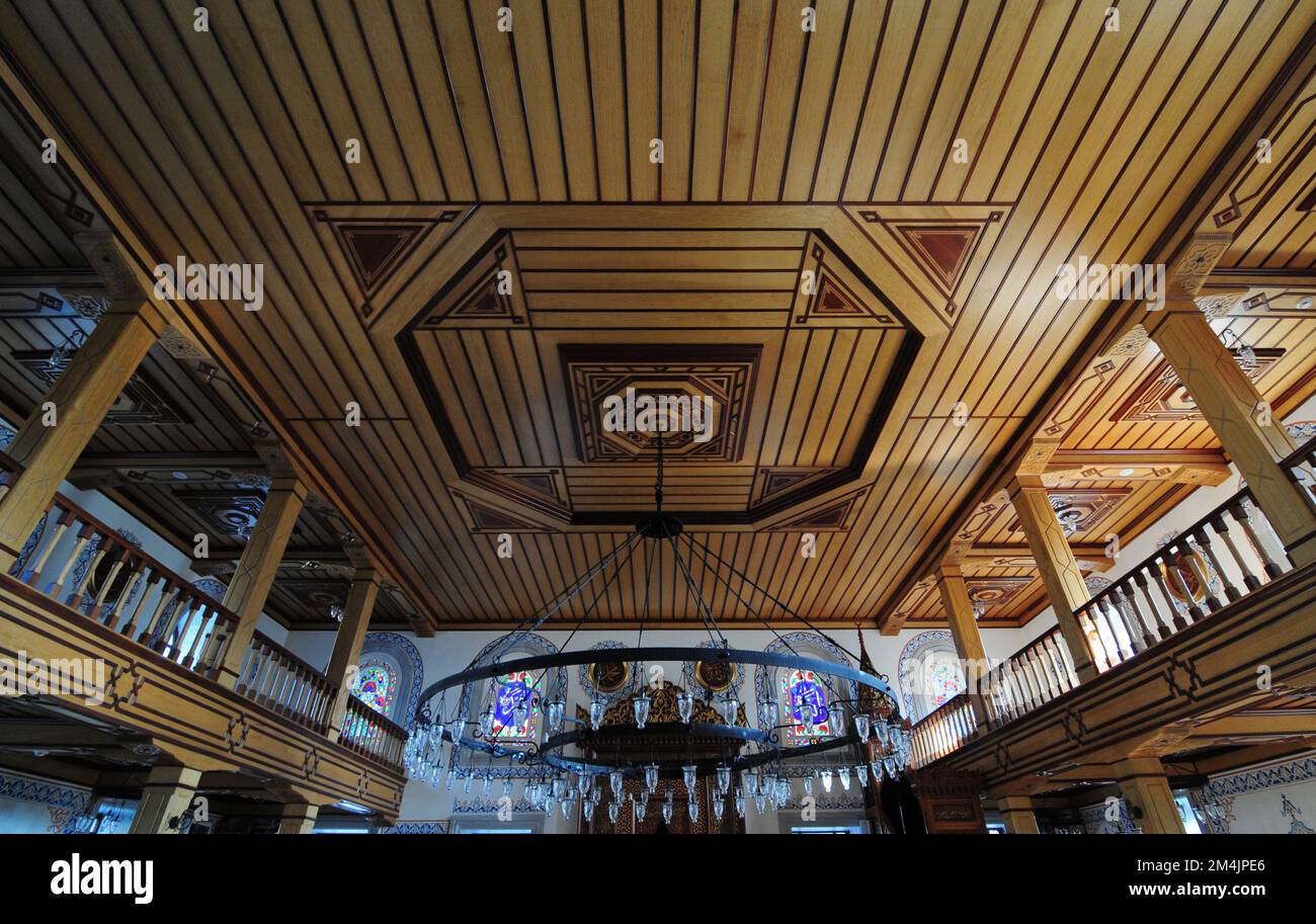 Located in Beykoz, Turkey, the Serbostani Mustafa Aga Mosque was built ...