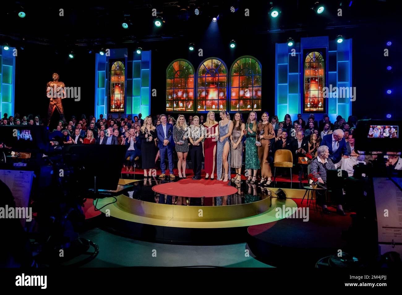 AMSTERDAM - 21/12/2022, Group photo of the winners at the NOC*NSF Sports Gala in AFAS live. ANP ...