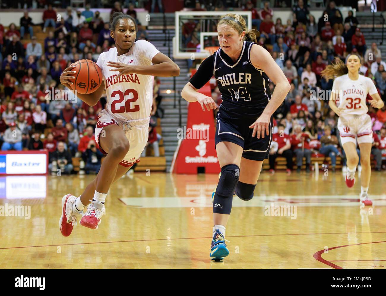 Bloomington, United States. 21st Dec, 2022. Indiana Hoosiers guard ...