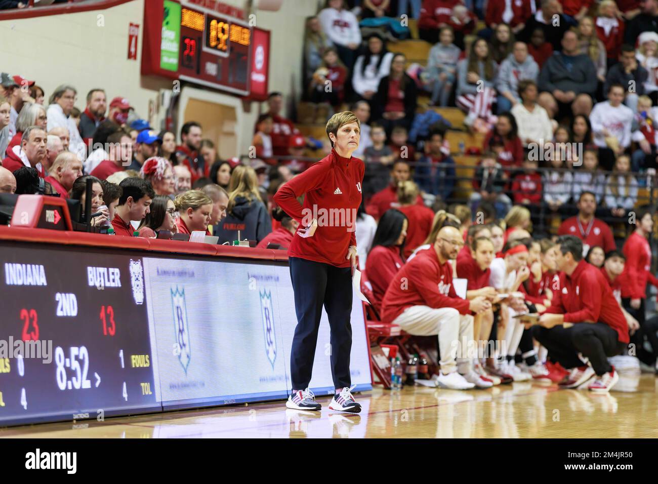Bloomington, United States. 21st Dec, 2022. Indiana University womenís ...