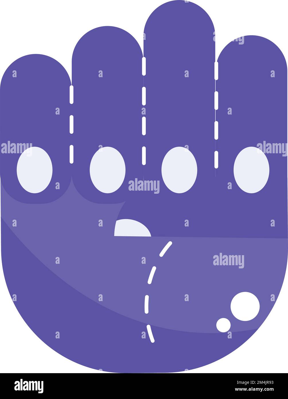 Isolated purple hand gesture icon Vector Stock Vector Image & Art - Alamy