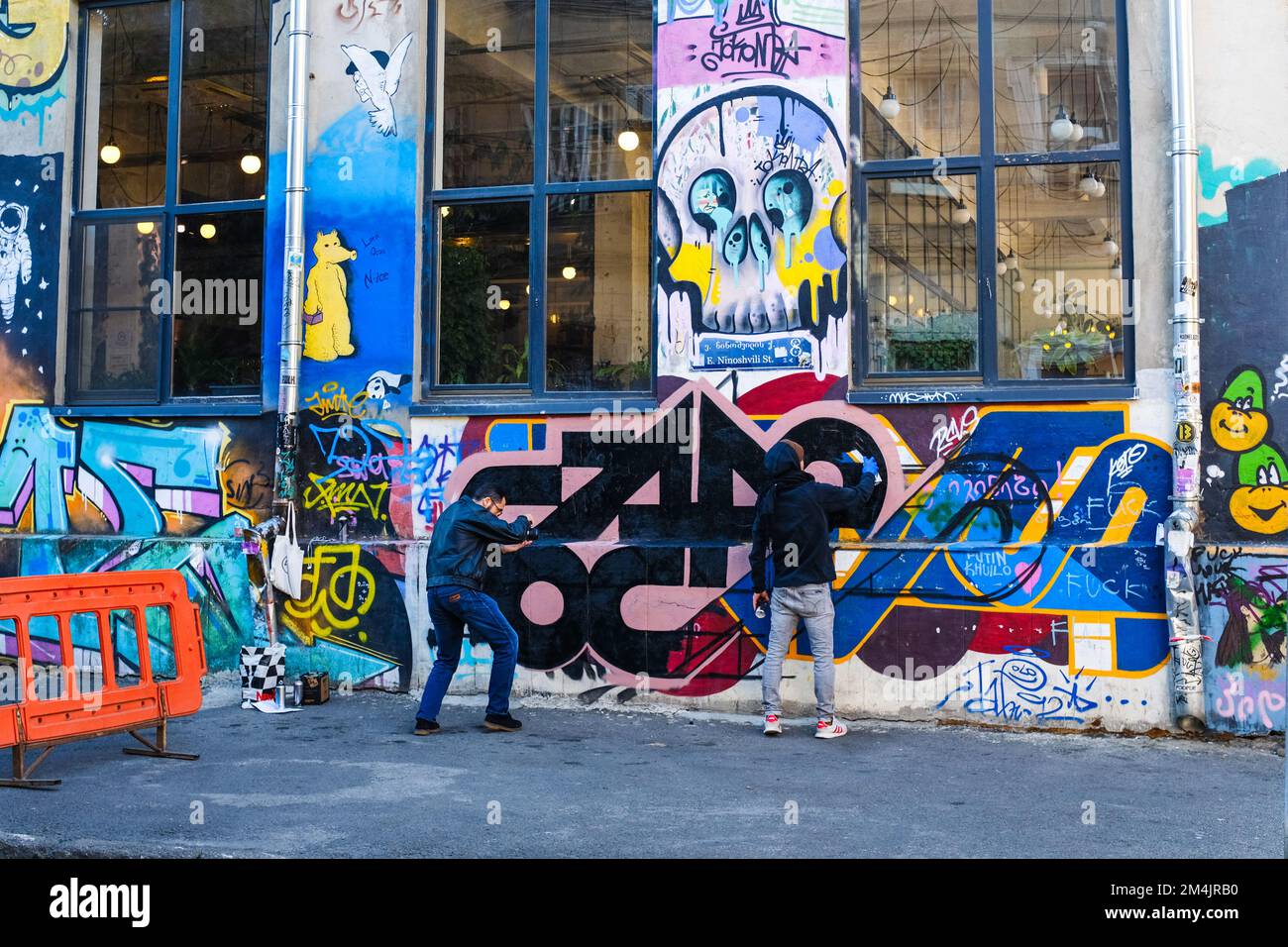 Fabrika Tbilisi editorial. Fabrika Tbilisi is the cultural center in ...