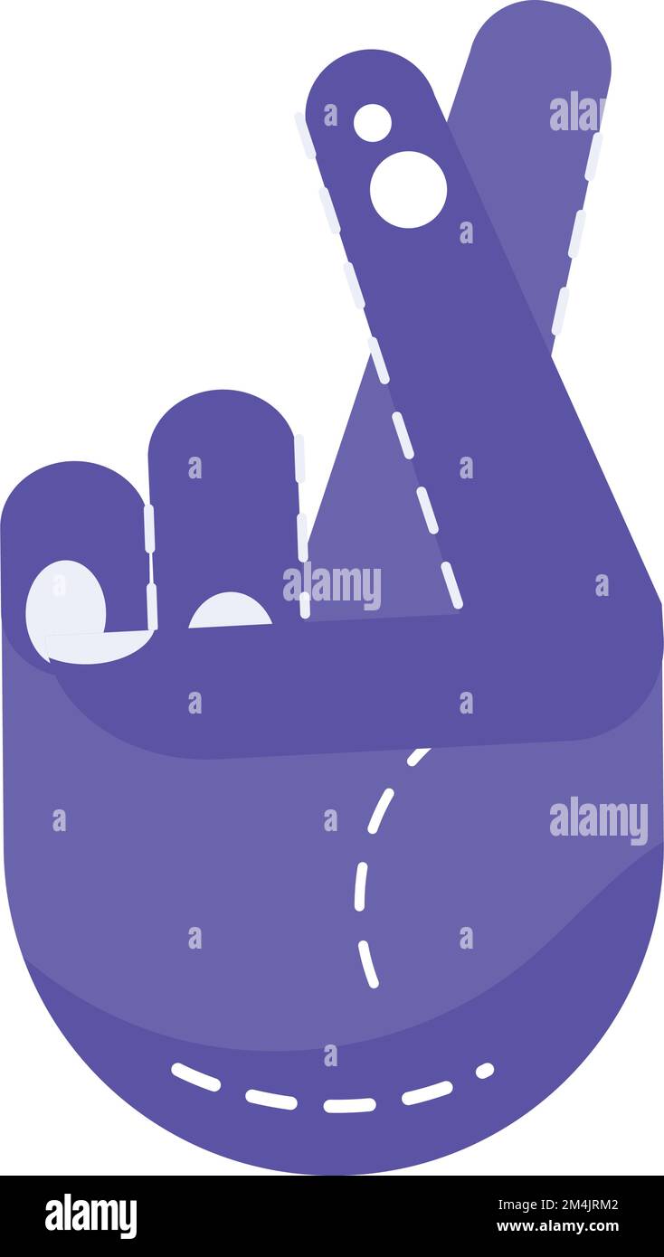 Isolated purple hand gesture icon Vector Stock Vector Image & Art - Alamy