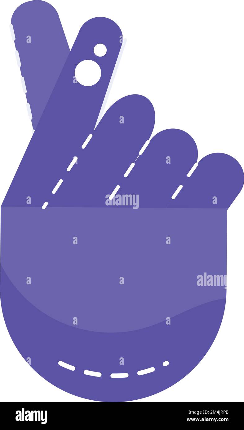 Isolated purple hand gesture icon Vector Stock Vector Image & Art - Alamy