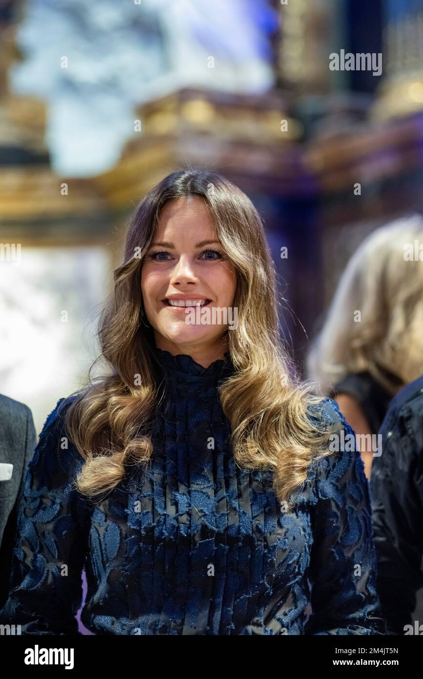 Princess Sofia attends the Christmas concert "Jul i Vasatan" in Gustav ...