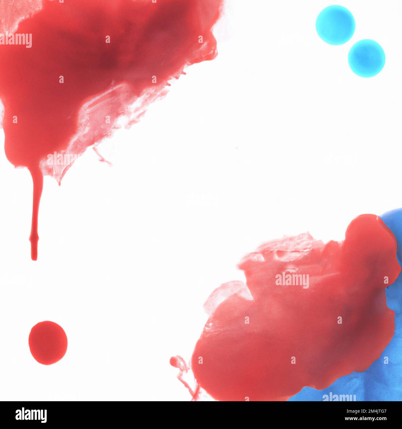 Trendy graphic illustration with an elegant red white and blue color ...