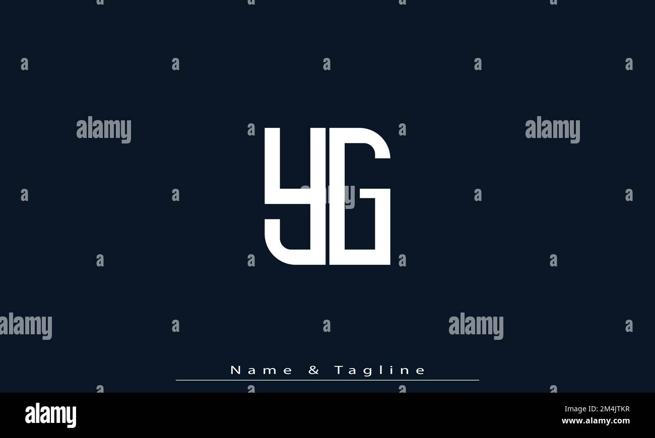 Alphabet letters Initials Monogram logo YG , GY Stock Vector Image ...