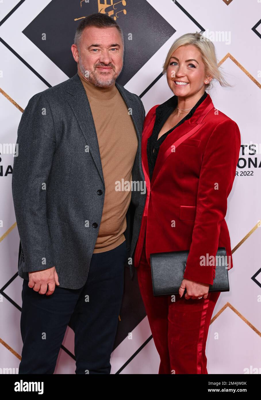December 21st, 2022, London, UK. Stephen Hendry and partner Lauren ...