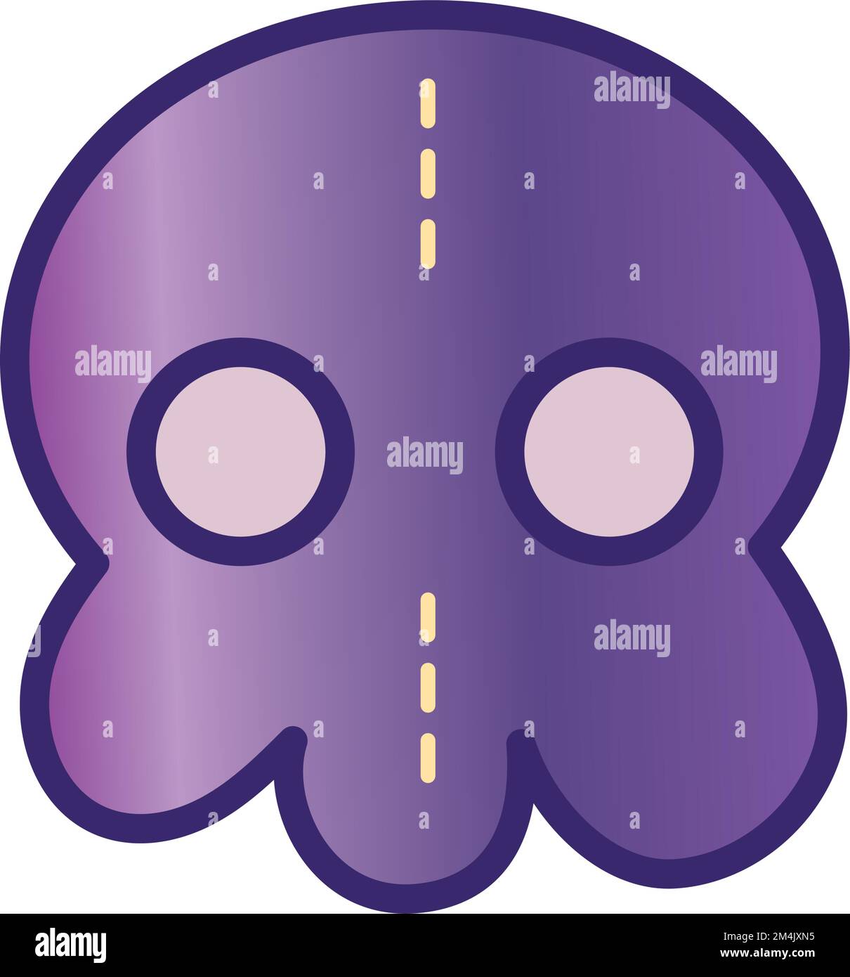 Isolated colored skull magic icon Vector Stock Vector Image & Art - Alamy