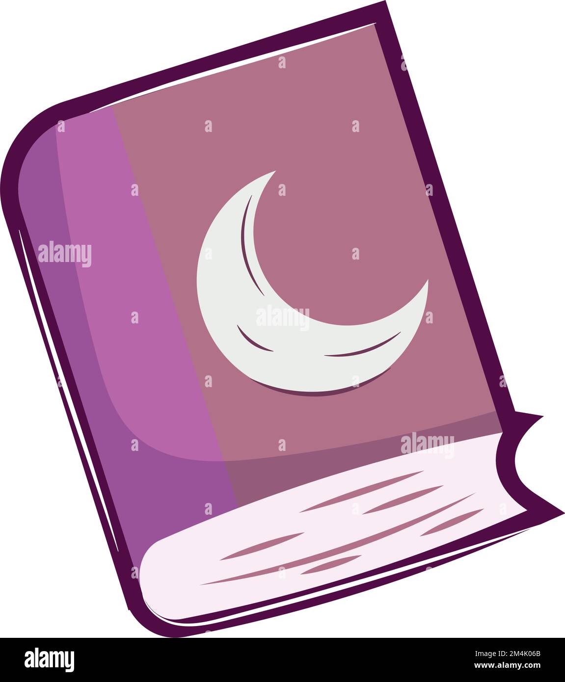 Isolated astrology book with moon icon Vector Stock Vector Image & Art ...