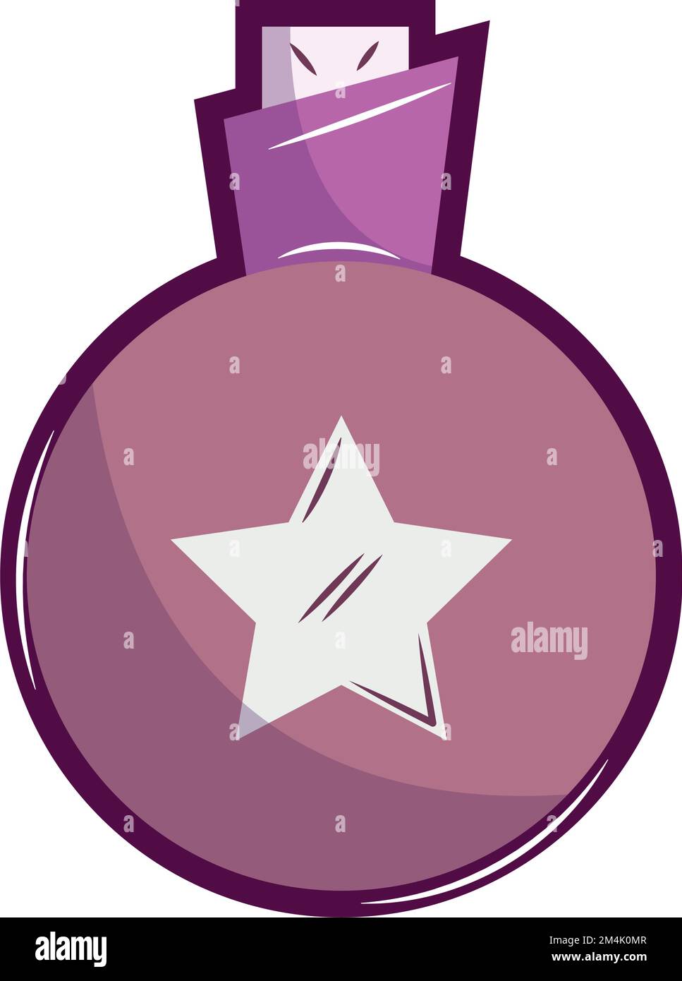 Isolated alchemy flask icon with star shape Vector Stock Vector Image ...
