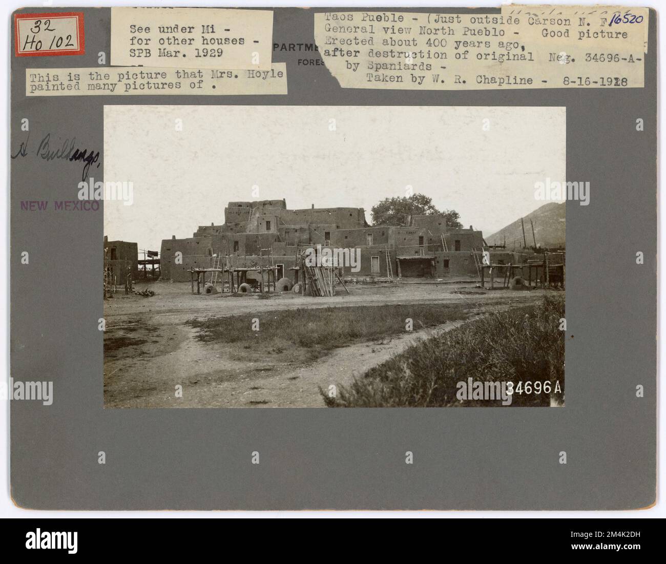 Historical Buildings - New Mexico. Photographs Relating to National ...