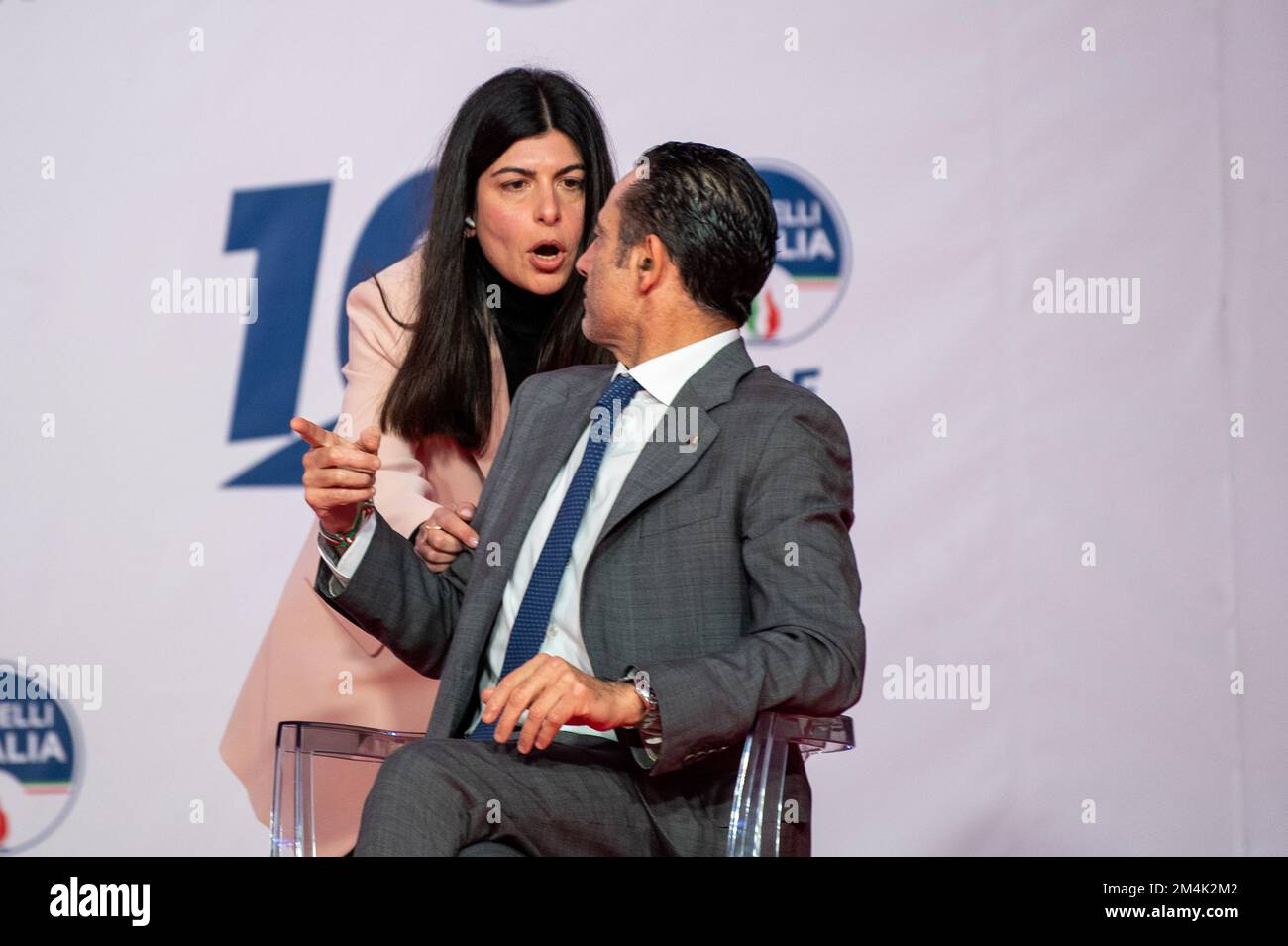 Rome, Rome, Italy. 15th Dec, 2022. Paolo Trancassini and Chiara ...