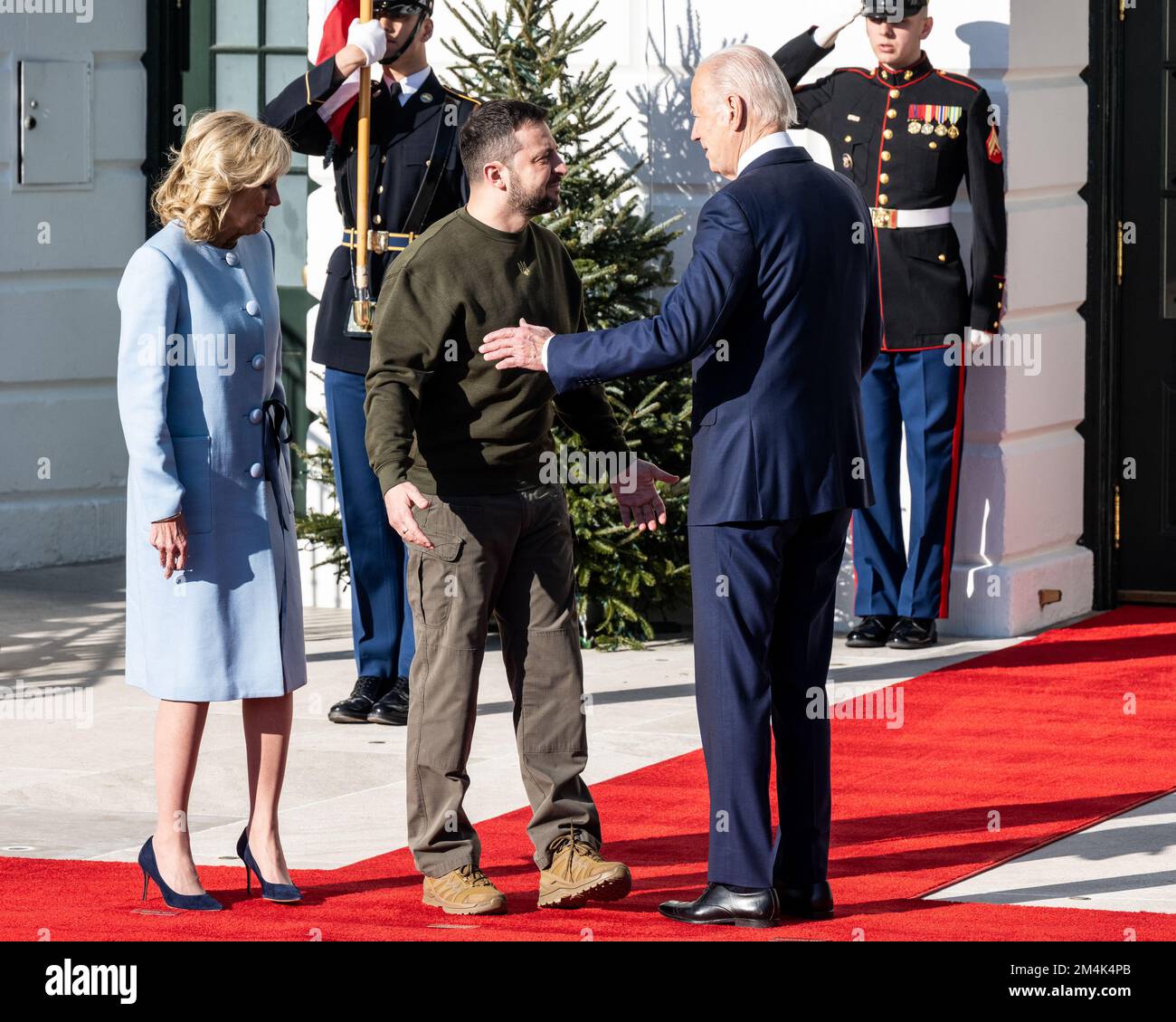 Washington, United States. 21st Dec, 2022. First Lady Jill Biden and ...
