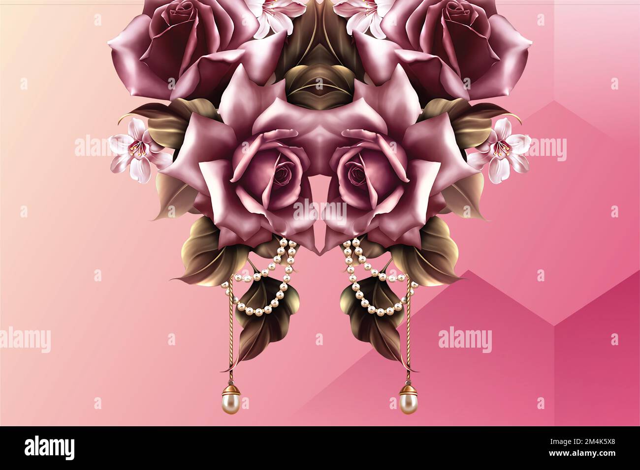 3D High Decoration Background Wallpaper Stock Photo - Alamy