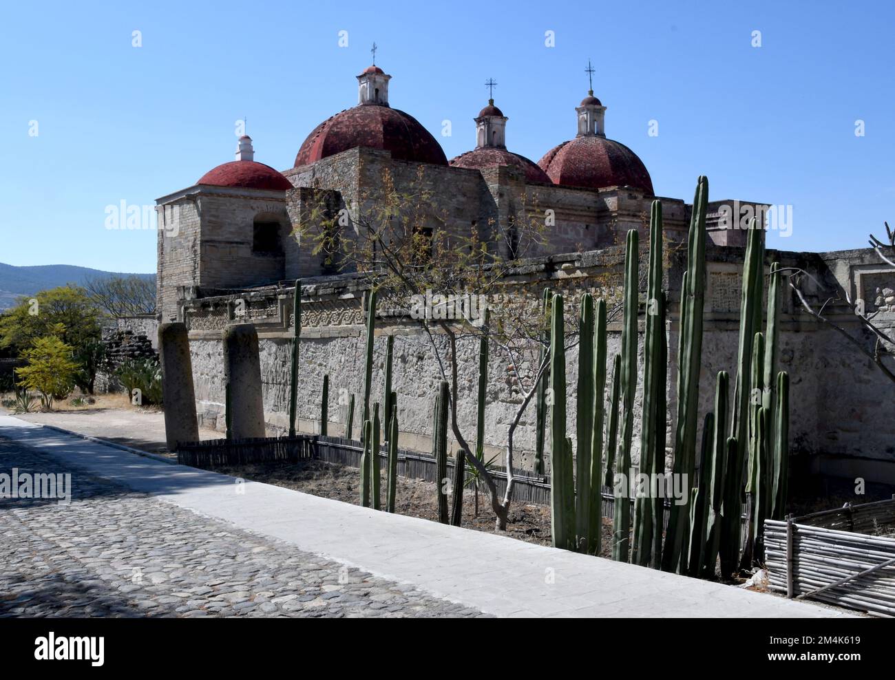 December 7, 2022, San Pablo Villa de Mitla, Oaxaca, USA: The ruins of the temple at Mitla in San ...