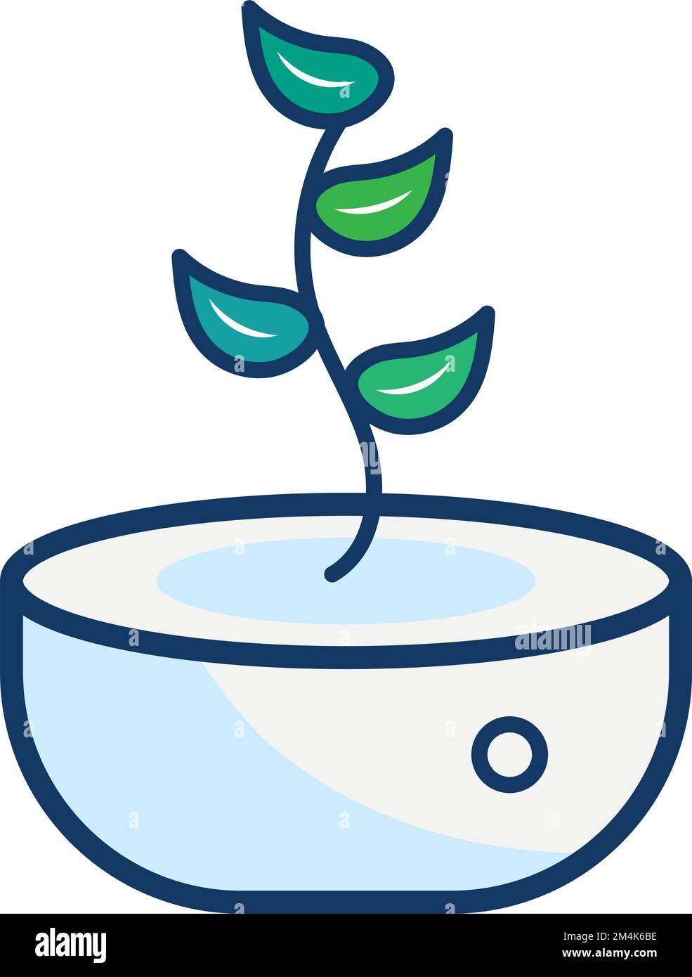 Isolated colored indoor plant icon Vector Stock Vector Image & Art - Alamy