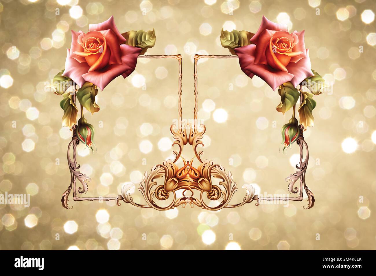 3D High Decoration Background Wallpaper Stock Photo - Alamy