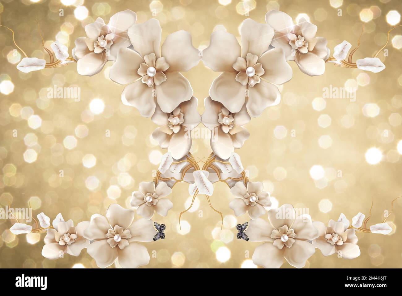 3D High Decoration Background Wallpaper Stock Photo - Alamy