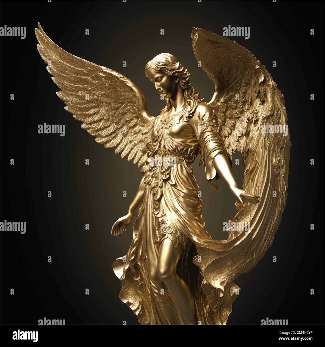 Golden angel statue Stock Vector Images - Alamy Golden angel statue Stock Vector Images - Alamy