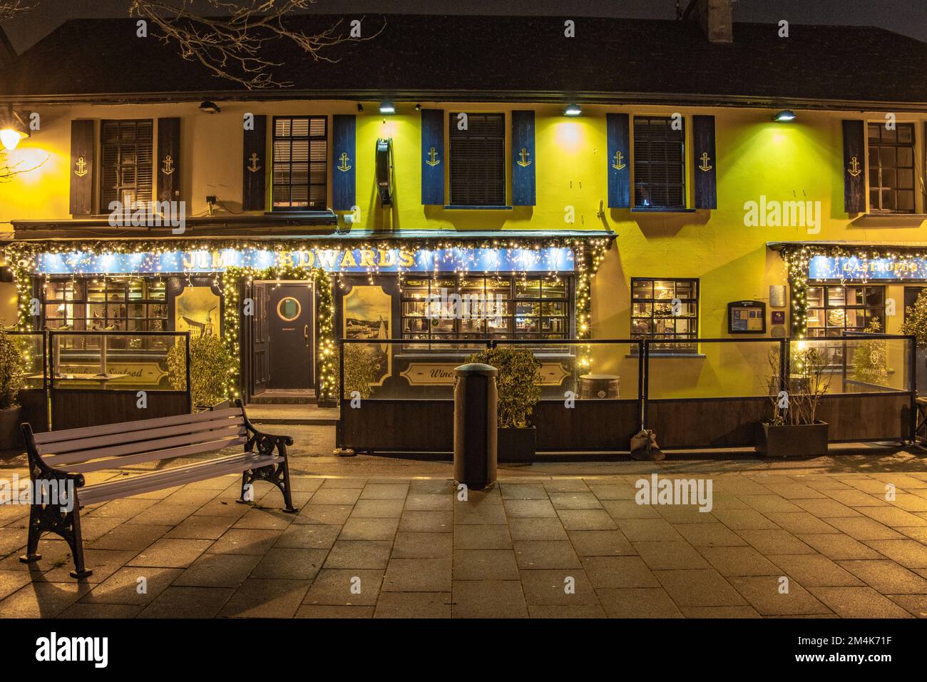 Evening lights in kinsale hi-res stock photography and images - Alamy