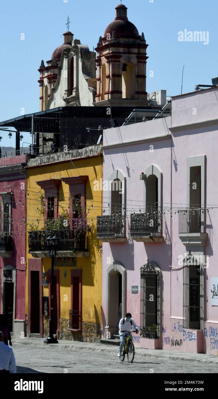 Oaxaca, Oaxaca, USA. 6th Dec, 2022. Colonial design and bright colors ...
