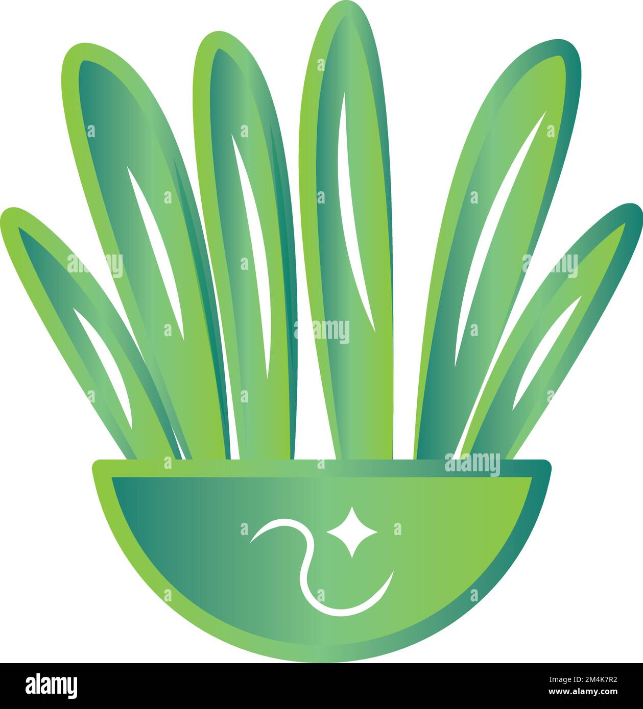 Isolated green indoor plant icon Vector Stock Vector Image & Art - Alamy