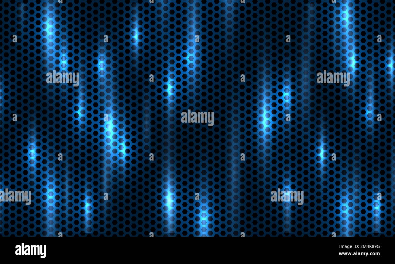 Dark blue background. Dark hexagon carbon fiber texture. Navy blue ...