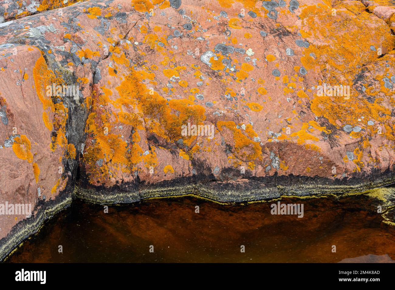 Lichen coated rocks hi-res stock photography and images - Alamy