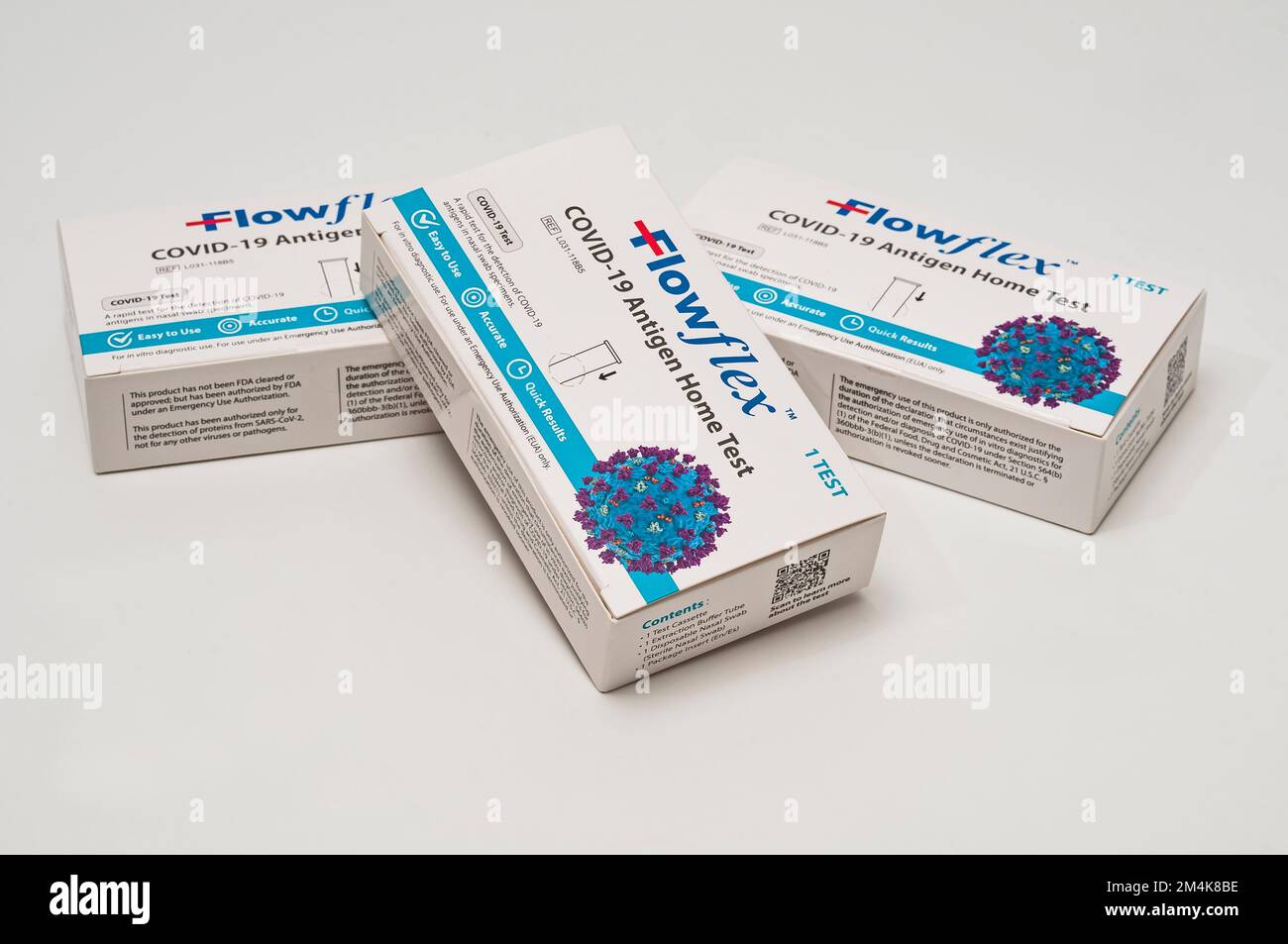 Three Flowflex Home COVID-19 Test Kit Packages sent free on request ...