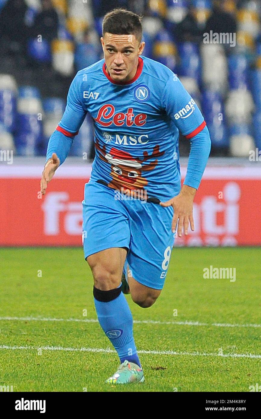 Giacomo Raspadori player of Napoli, during a friendly match that ...