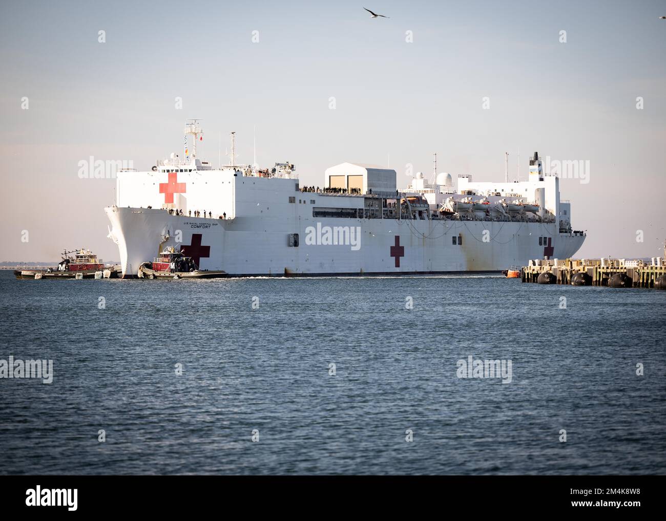 Norfolk, Va. (December 21, 2022) - USNS Comfort (T-AH 20) returns home ...