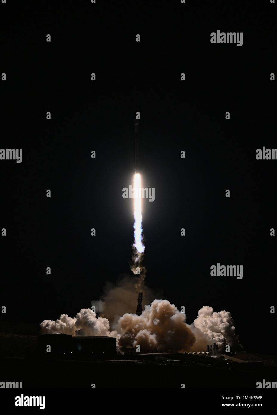 A SpaceX Falcon 9 rocket launches with the Surface Water and Ocean ...