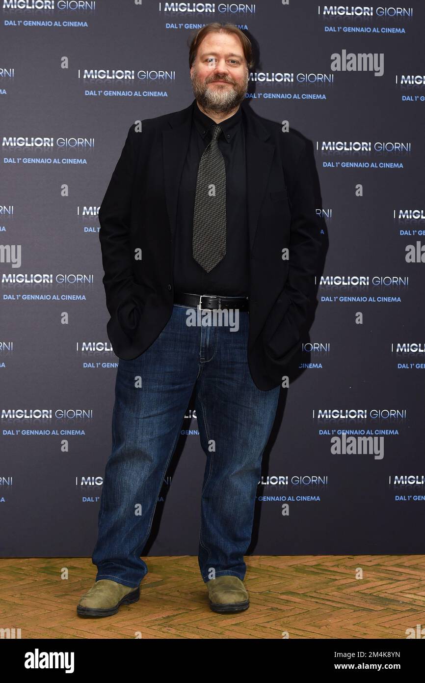 Stefano Fresi during Photocall movie I migliori giorni. Rome (Italy ...