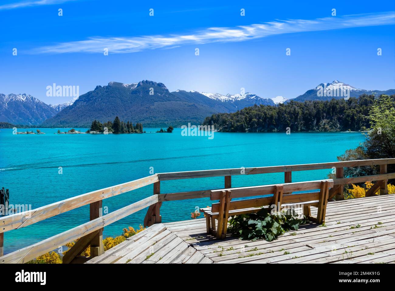 Argentina, Patagonia, Bariloche Island Isla Victoria and Arrayanes ...