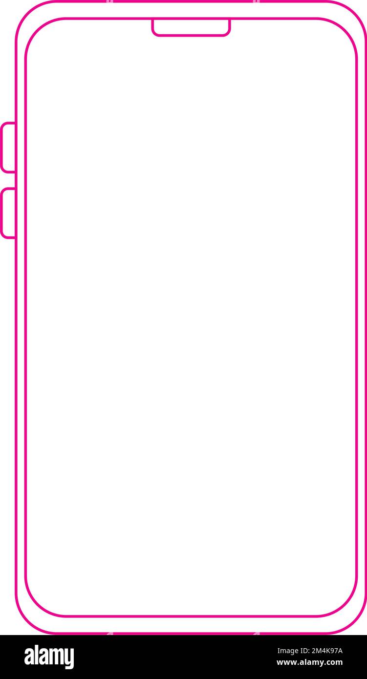 Isolated empty mobile phone icon Vector Stock Vector Image & Art - Alamy