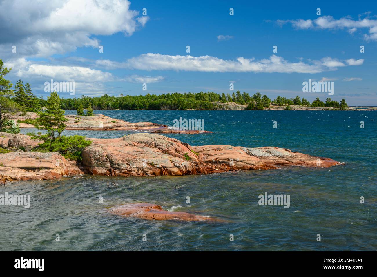 Near shore islands in Georgian Bay, Killarney Provincial Park, Ontario ...