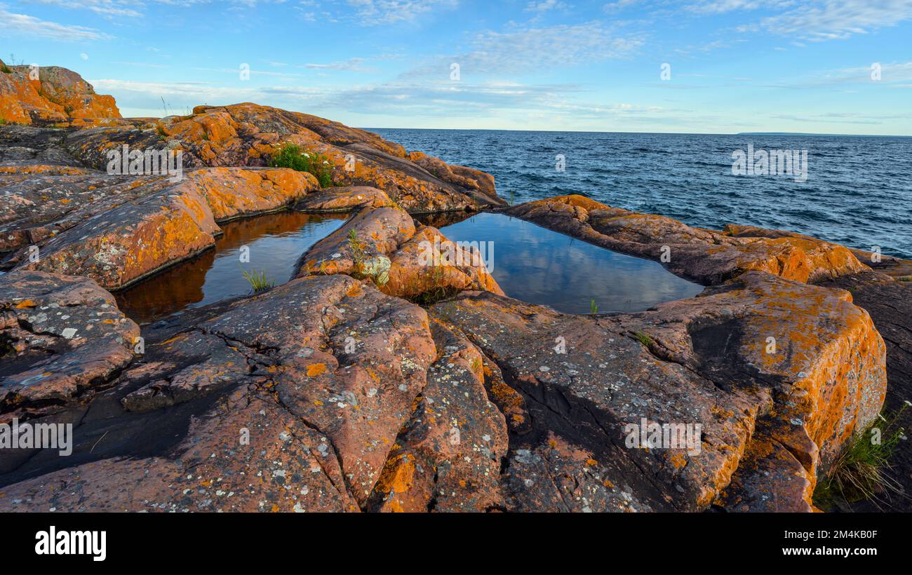 Lichen coated rocks hi-res stock photography and images - Alamy