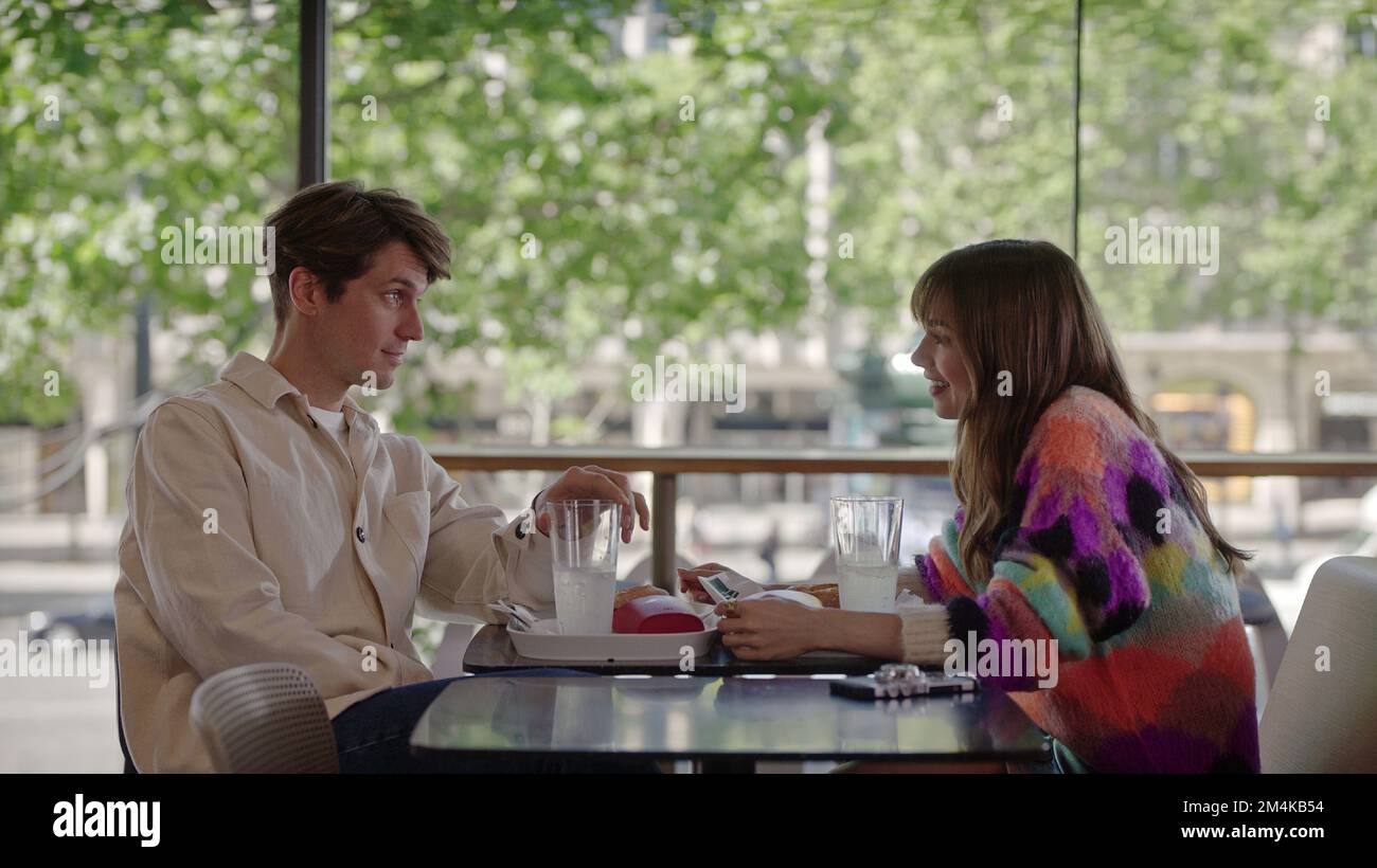 Lucas Bravo, Lily Collins, "Emily in Paris" Season 3 (2022). Photo ...